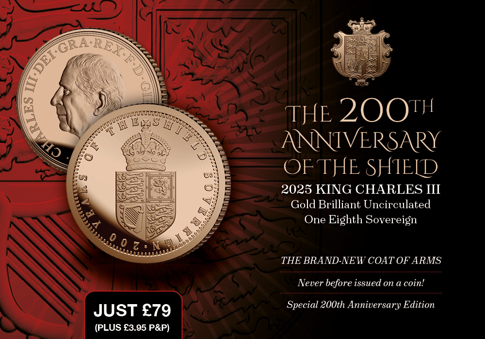 '200 Years of the Shield Sovereign' One-Eighth Brilliant Uncirculated ...