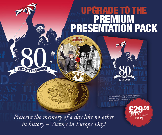 The '80th Anniversary of VE Day' NNA Coin (AFF)