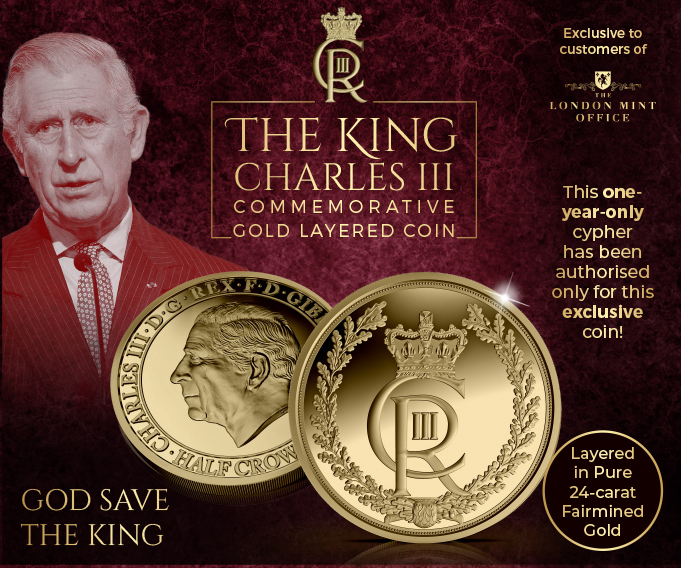 The King Charles III Commemorative: God Save The King Coin (AFF)