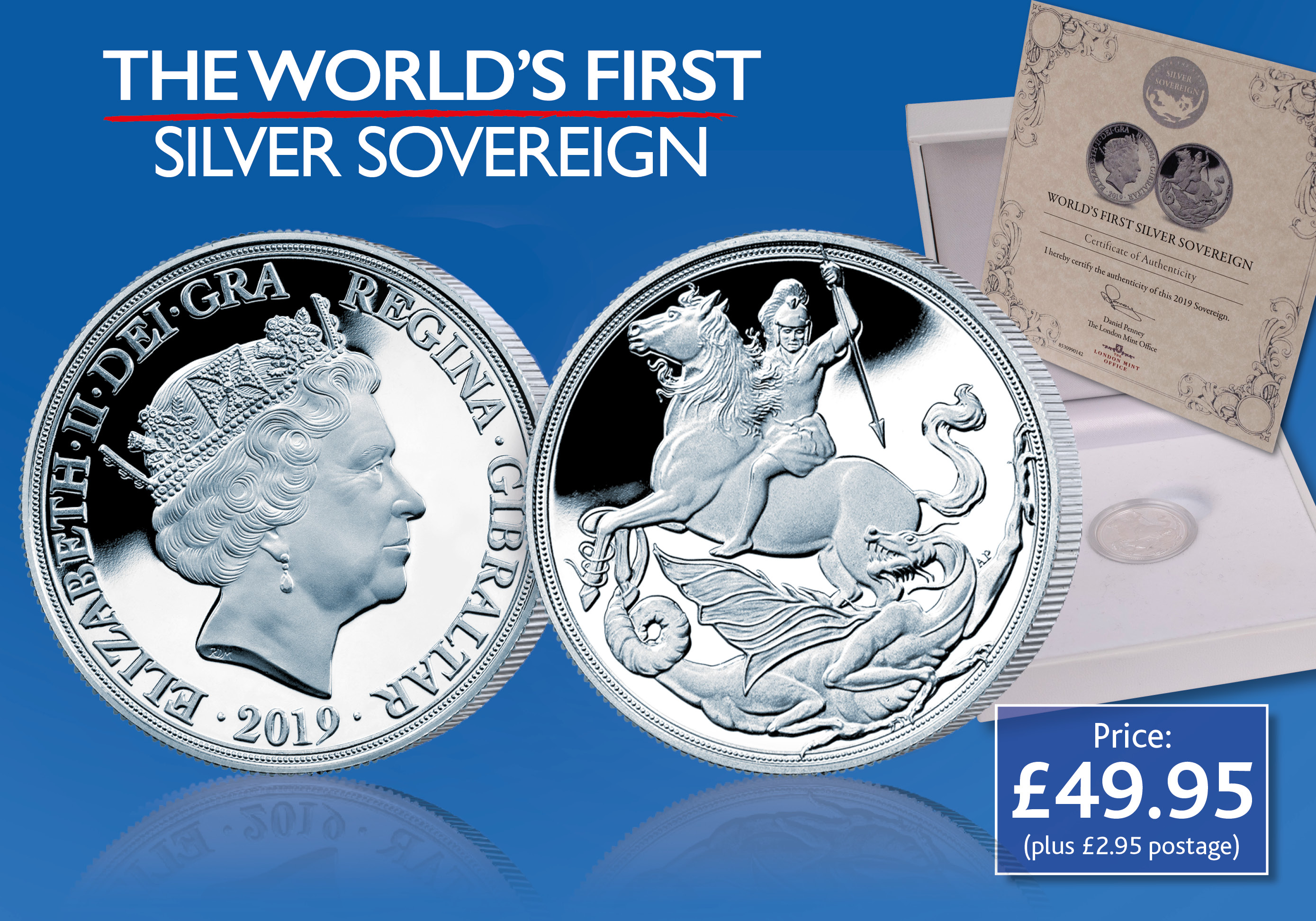 World's First Silver Sovereign DM