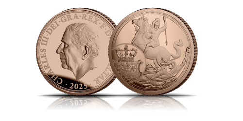 Sovereign 2025 'The Classics Remastered' Proof Gold One-Eighth ...