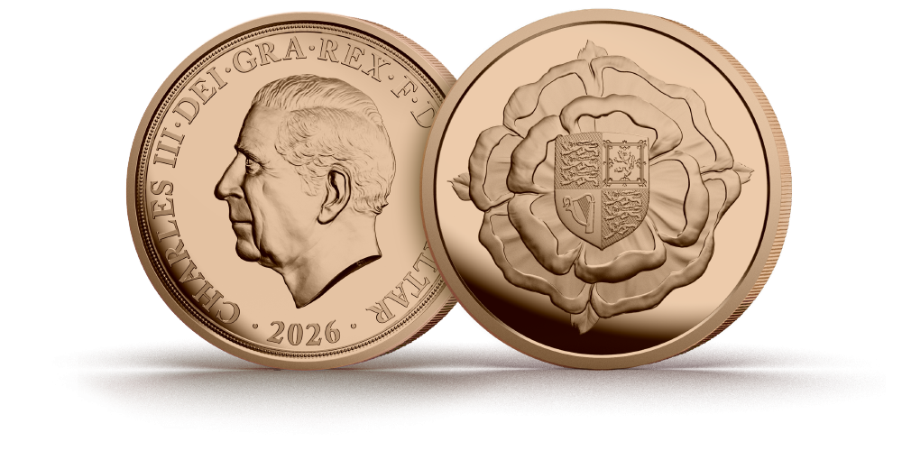 Sovereign 2026 'The Maklouf Masterpiece' Tudor Rose Gold Proof Quarter Sovereign - British ...