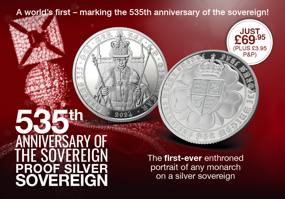 The 535th Anniversary of the Sovereign Proof Silver Sovereign